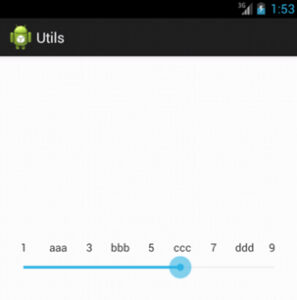 Implementing a Seekbar with stepped intervals in Android - Informatics Centre